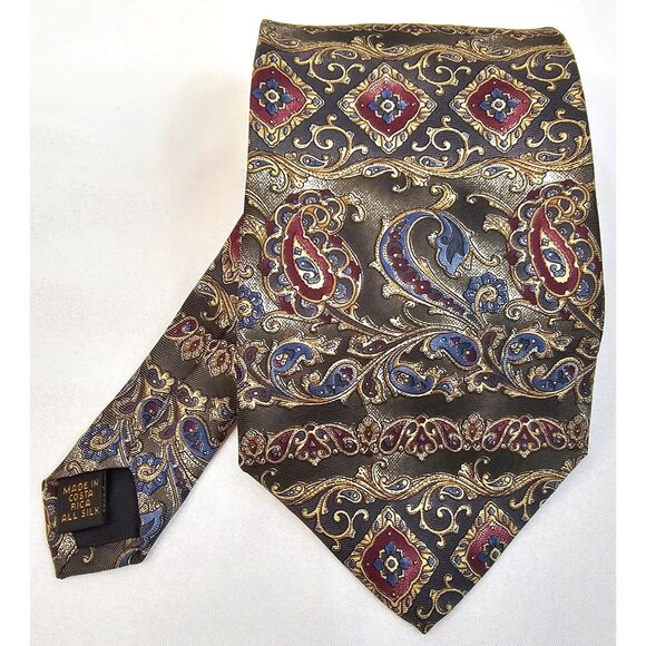 Court House Square | Accessories | Vtg Court House Square Silk Paisley ...